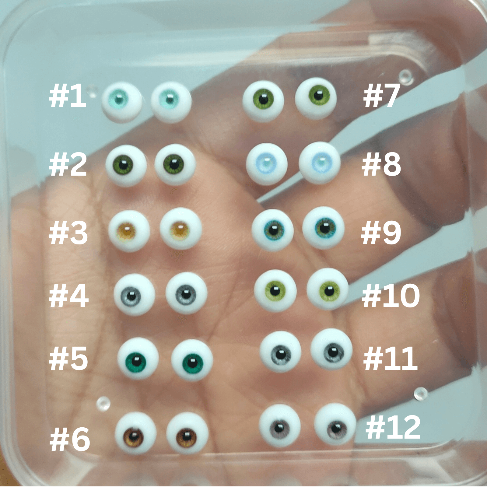1/6 BJD Eyes - for Open-Eyed Head – FancyDollland